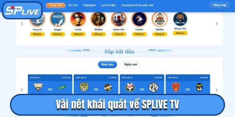 SPLIVE TV Trực Tiếp Bóng Đá Số 1 Châu Á Chất Lượng 4k